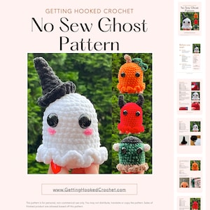 Ghost Crochet Pattern, No Sew Crochet Pattern, DIGITAL DOWNLOAD - Etsy