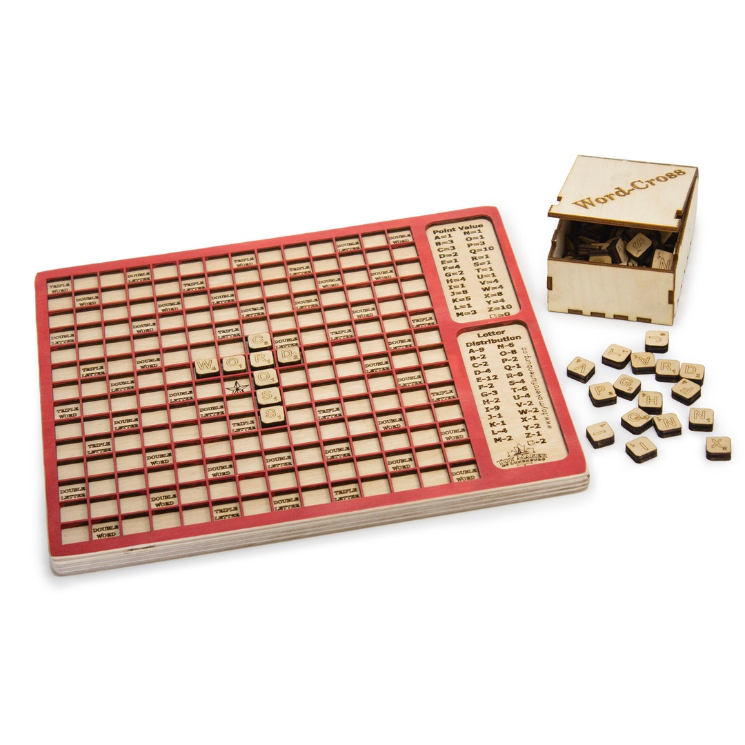 Word Board Game Made From Plywood - Etsy