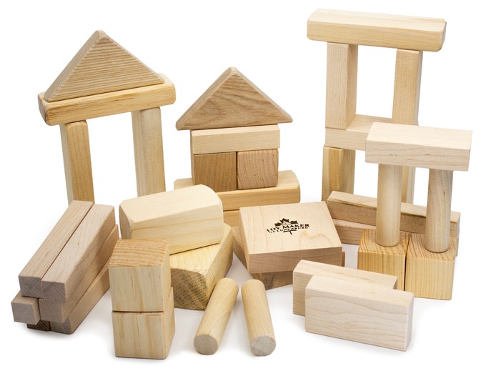 Wooden Building Blocks - Etsy
