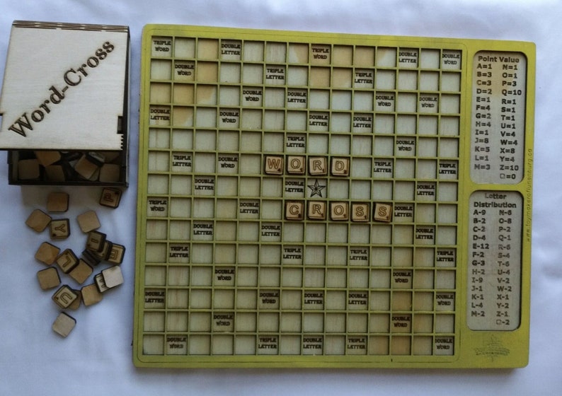 Word Board Game Made From Plywood - Etsy