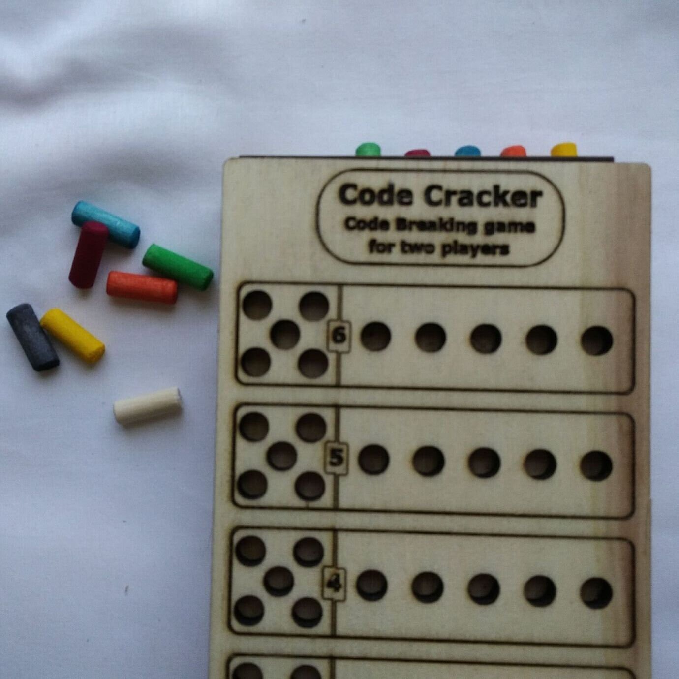 Game Code Cracker Code Breaking Game for Two Players - Etsy