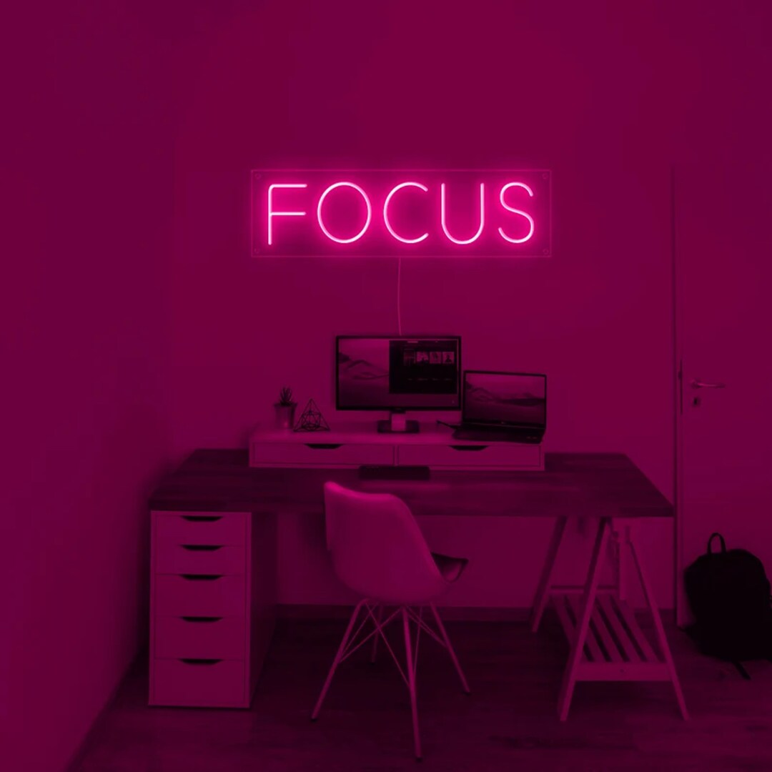 Focus Neon Sign,custom Led Neon Sign,custom Neon Sign,neon Bar Sign,led ...