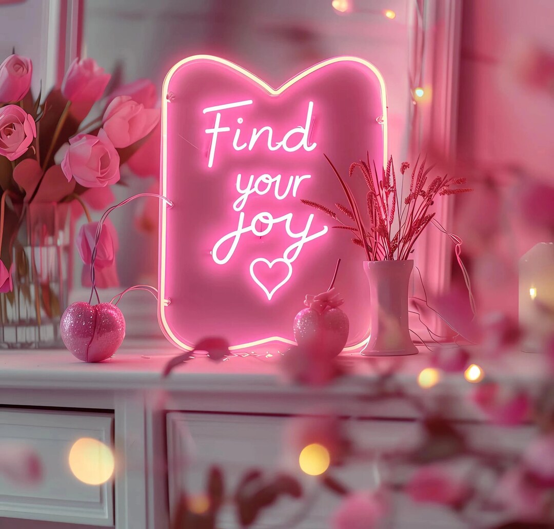 Find Your Joy Neon Sign,custom Room Neon Sign,wedding Neon Sign,home ...