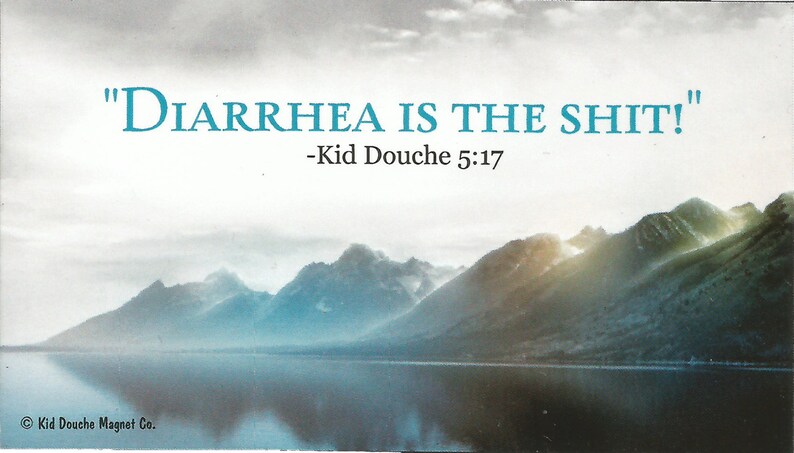 Diarrhea is the St poop Fridge Magnet 3.5l X - Etsy