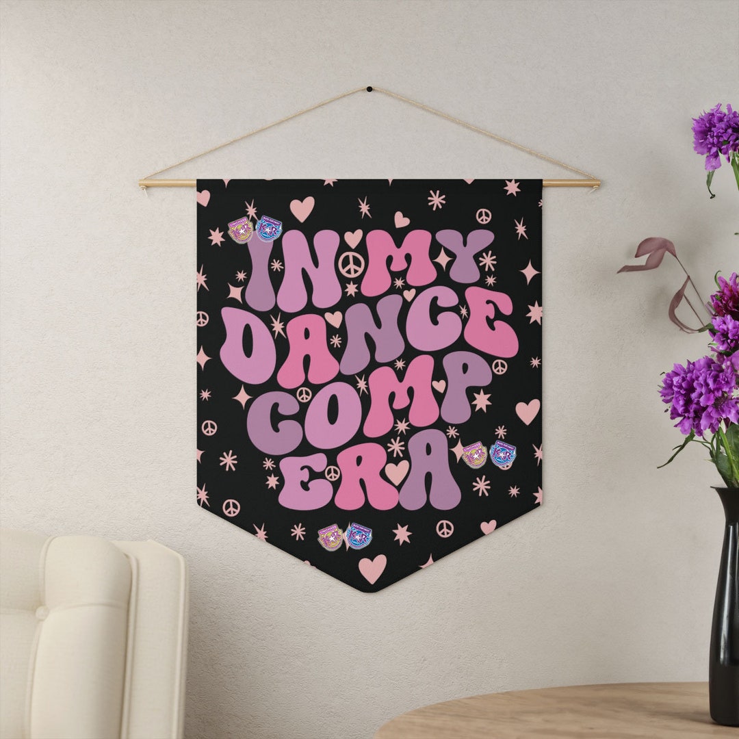 In My Dance Comp Era Pin Pennant Banner, Dance Pin Collection Display ...