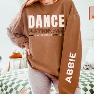 Custom Dance Nationals Sweatshirt, Personalized Sleeve Competition ...