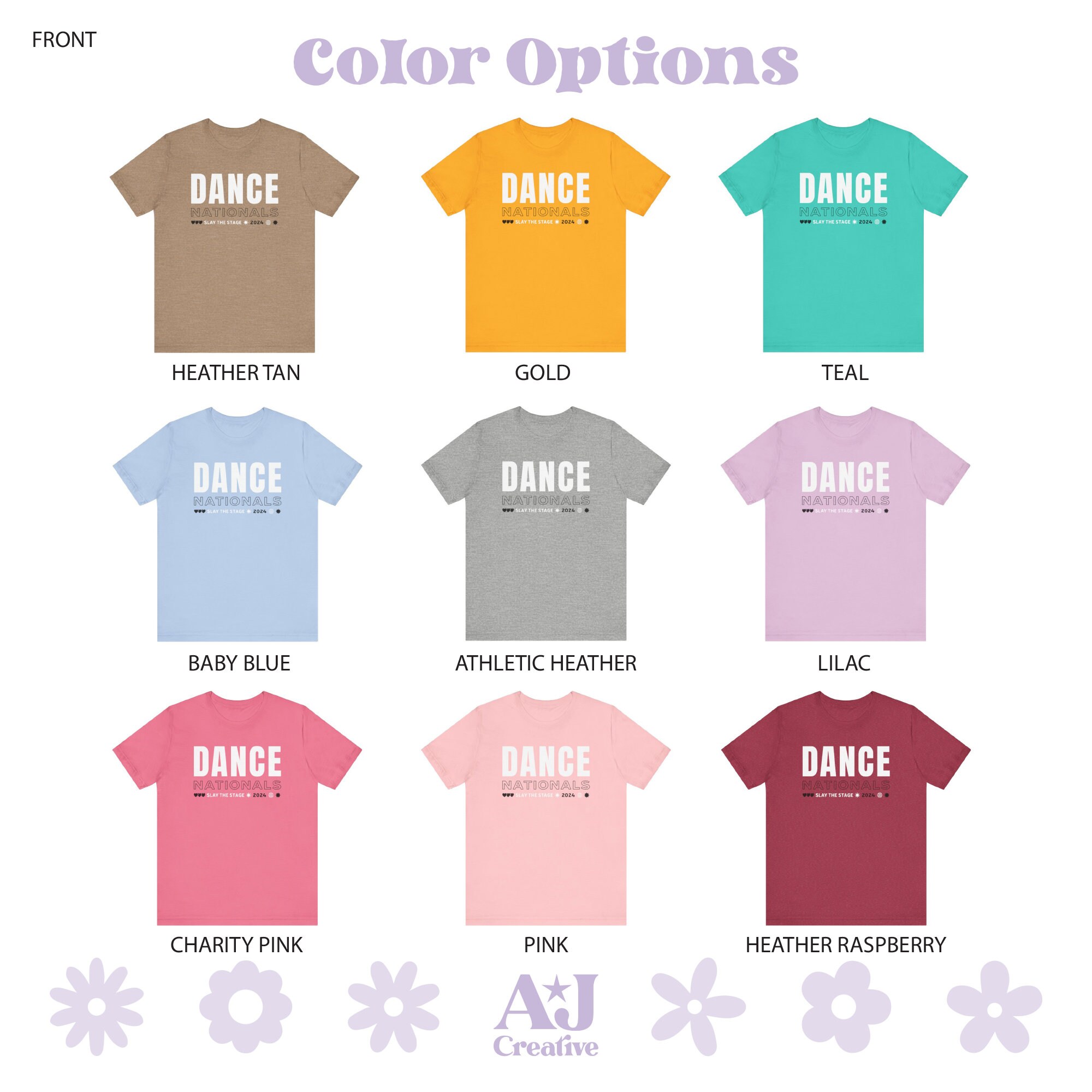 Personalized Dance Nationals Shirt, Custom Competition Dancer T-shirt ...