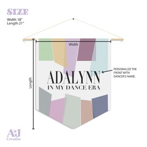 Personalized Dance Pin Pennant Banner, Custom Pin Collection Display ...
