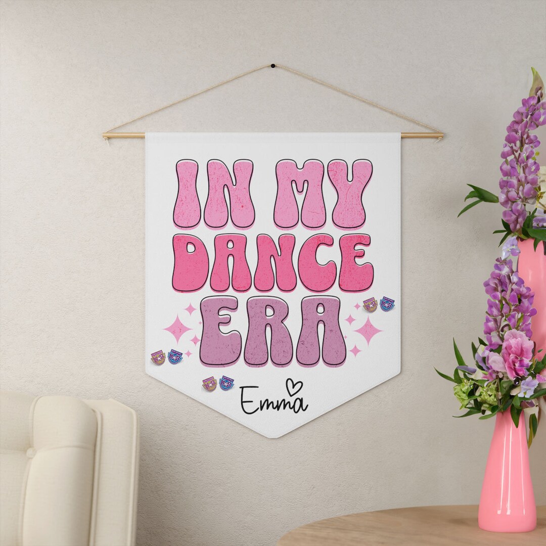 Personalized Dance Pin Pennant Banner, Custom Pin Collection Display ...