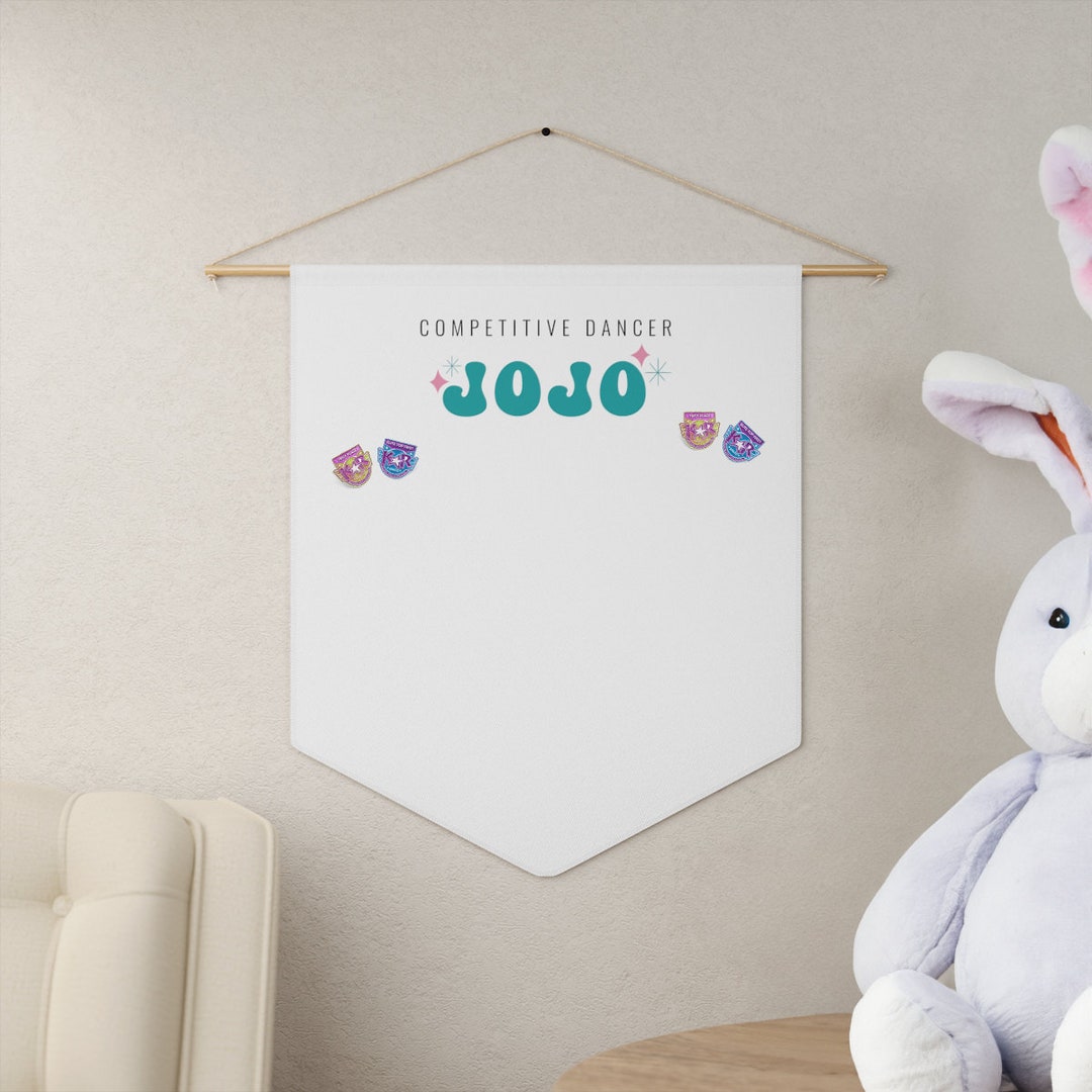 Personalized Name Competitive Dancer Pin Pennant Banner, Award ...