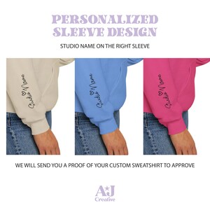 Custom Dance Teacher Hoodie With Studio Name on Sleeve, Trendy Dance ...