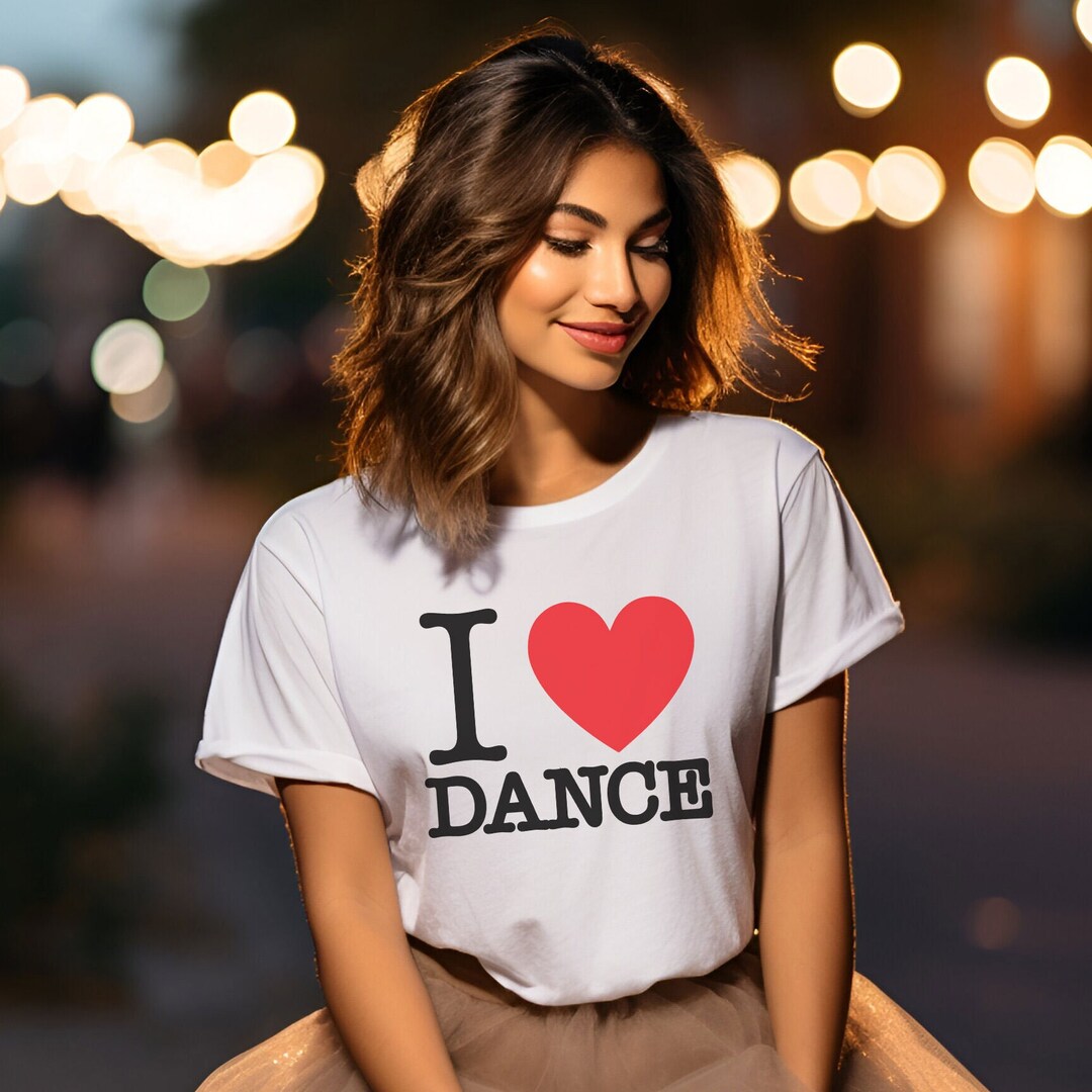 I Heart Dance Shirt, Dance Tee, Dance T-shirt, Competition Dancer ...