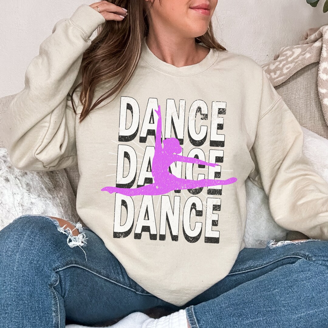Custom Dance Sweatshirt, Personalized Dancer Leaping Crewneck ...