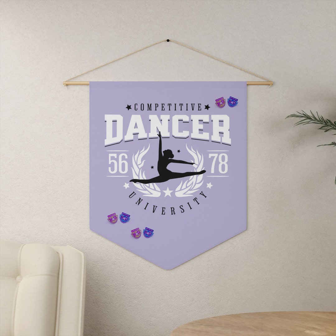 Dance Pin Pennant Banner, Comp Dance Award Collection Display for ...