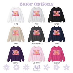 Slay the Stage Competitive Dance Crewneck, Competition Dance Gear ...