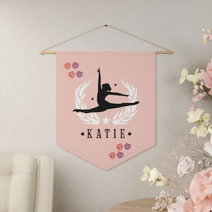 Personalized Dance Pin Pennant Banner, Custom Pin Collection Display ...