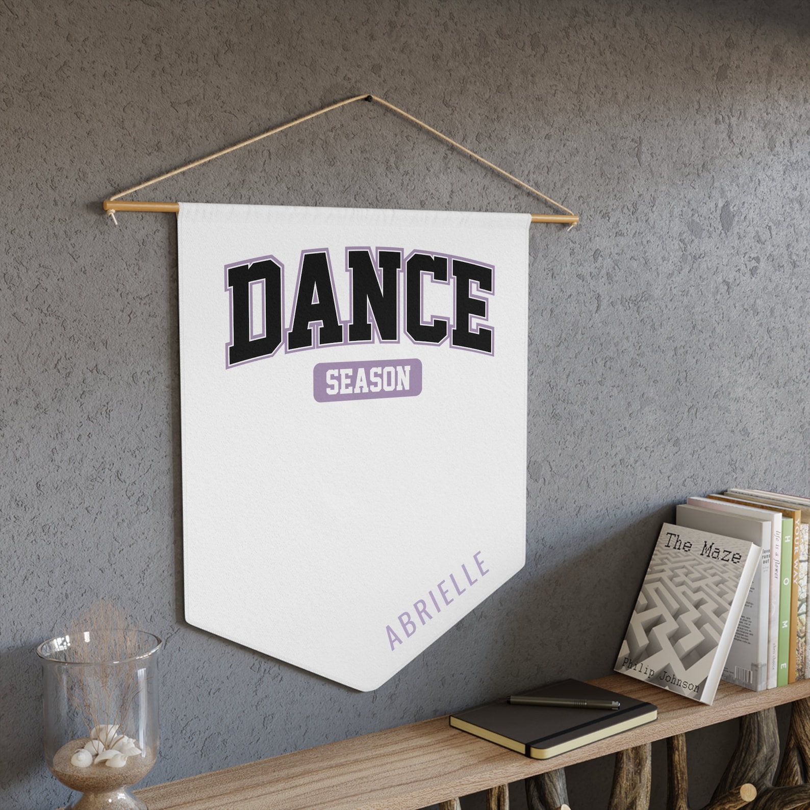 Personalized Dance Pin Pennant Banner, Custom Pin Collection Display ...