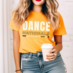 Personalized Dance Nationals Shirt, Custom Competition Dancer T-shirt ...