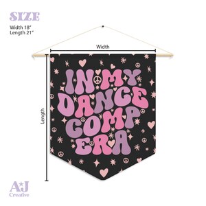 In My Dance Comp Era Pin Pennant Banner, Dance Pin Collection Display ...