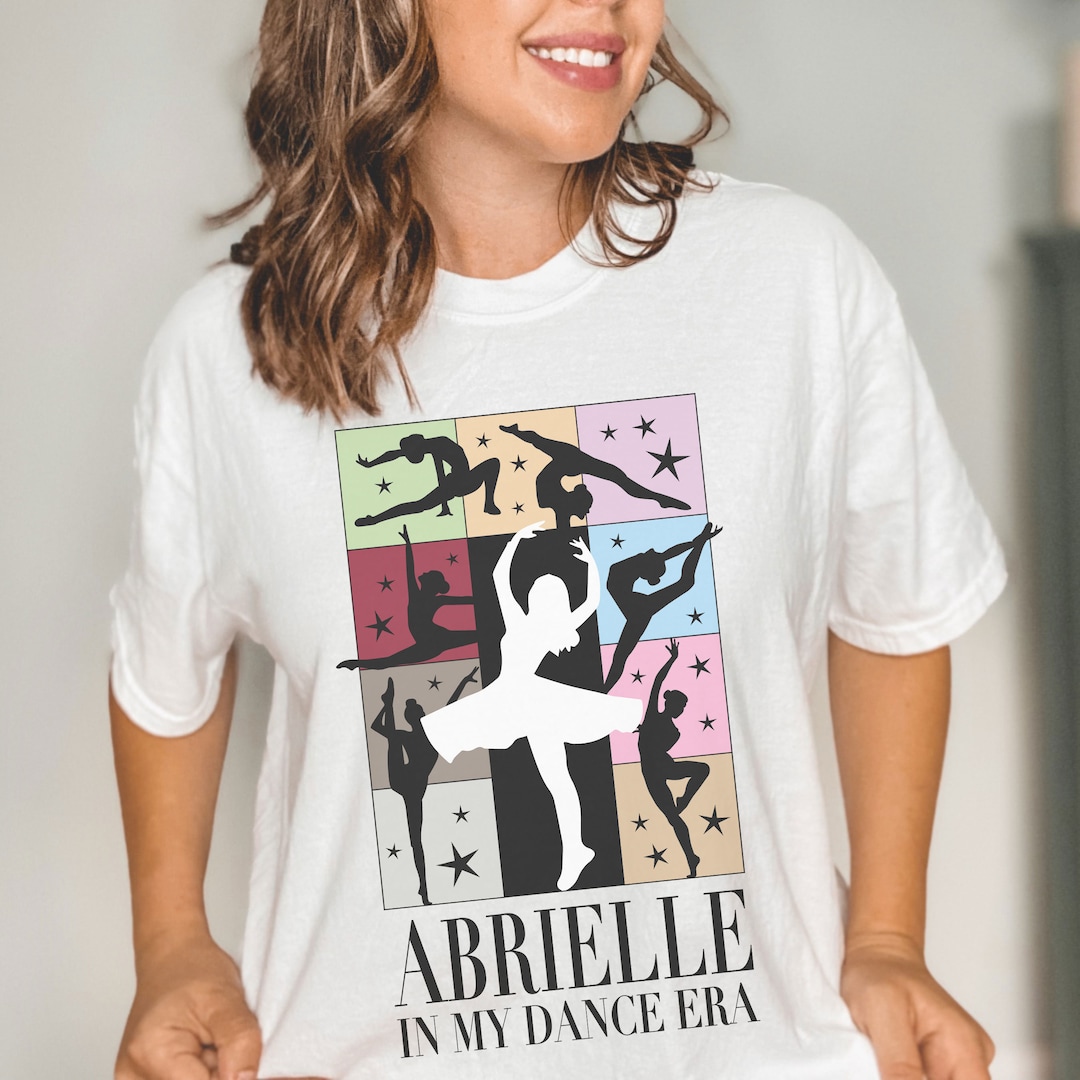 Custom Dance T-shirt, in My Dance Era Shirt, Trendy Competitive Dancer ...