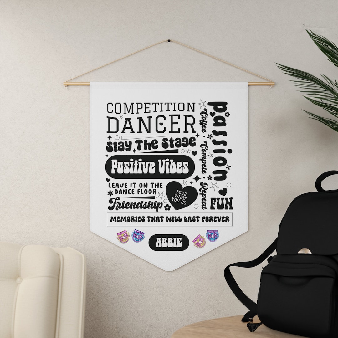 Personalized All Great Things About Dance Competition Pin Pennant ...