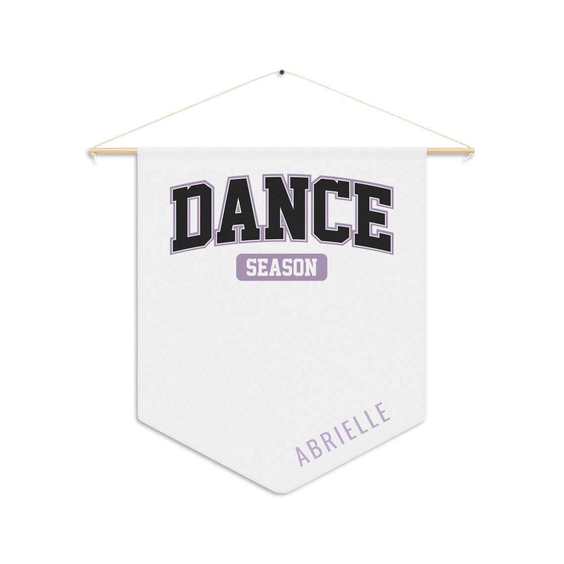 Personalized Dance Pin Pennant Banner, Custom Pin Collection Display ...