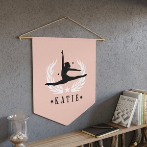 Personalized Dance Pin Pennant Banner, Custom Pin Collection Display ...