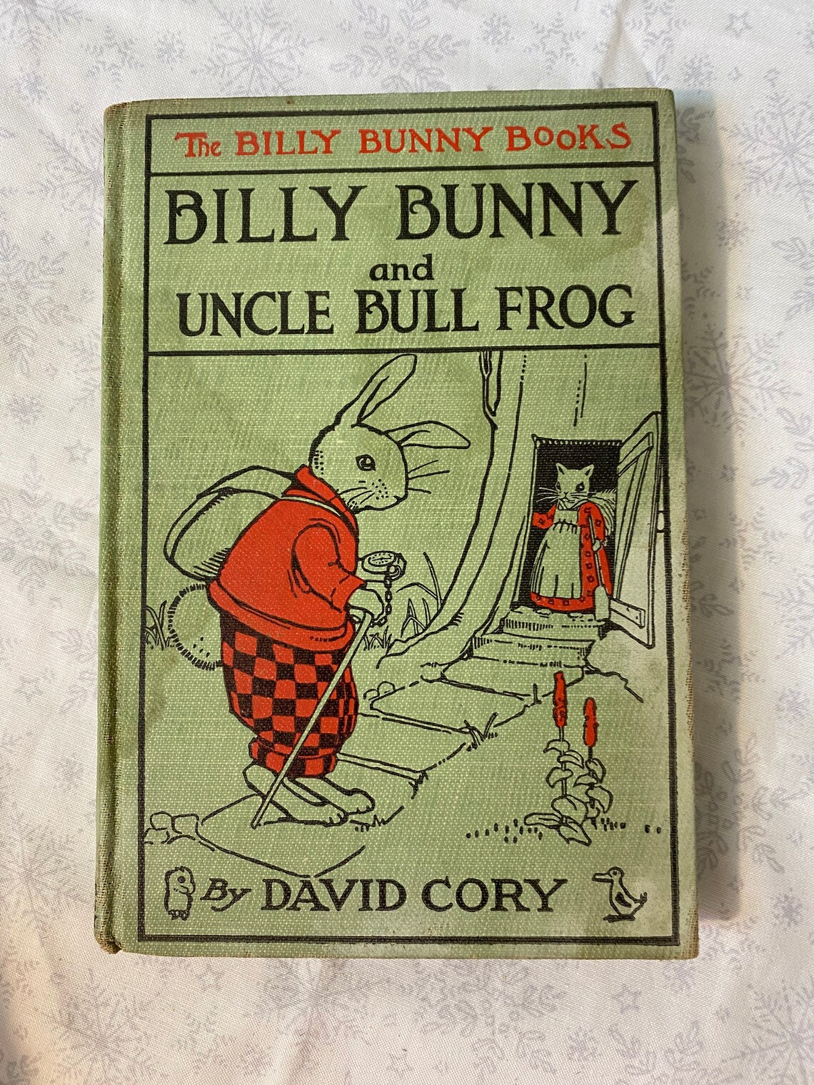 1920 Billy Bunny and Uncle Bull Frog Book by David Cory - Etsy