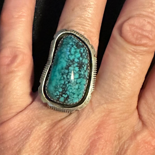 Turquoise Spider Ring - Etsy