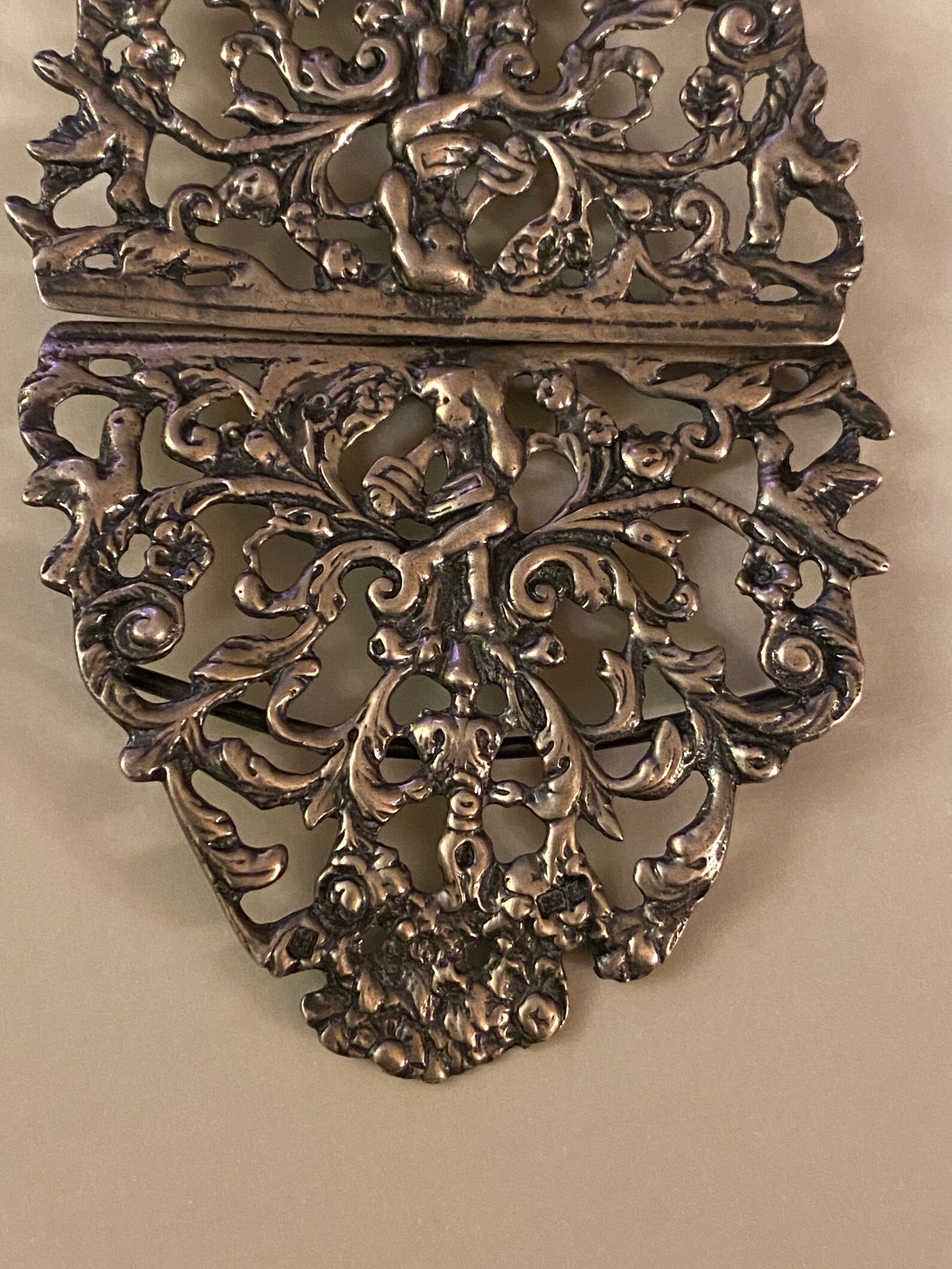 Large Victorian English Sterling Sash Buckle - Etsy
