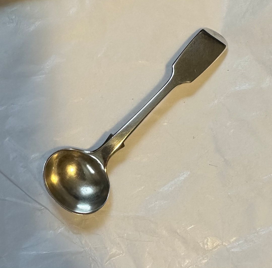 Antique Coin Silver Master Salt Spoon - Etsy