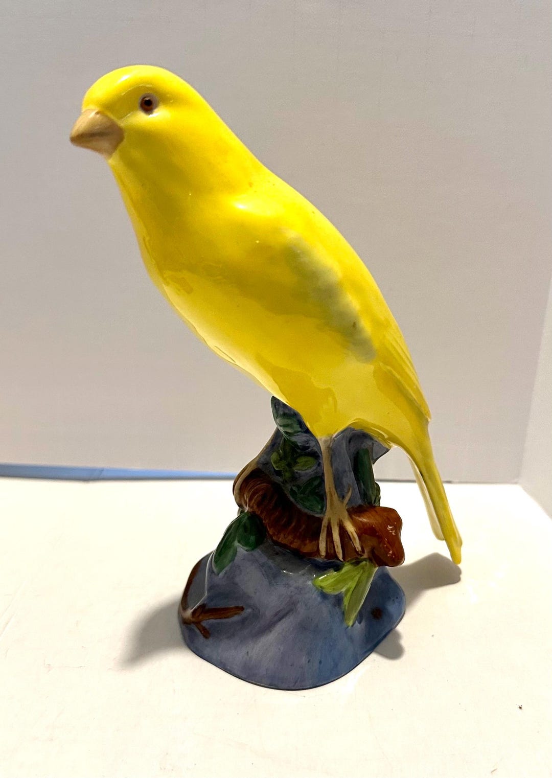 Spode Copeland China Yellow Canary Bird Figurine W/ Glass Eyes - Etsy