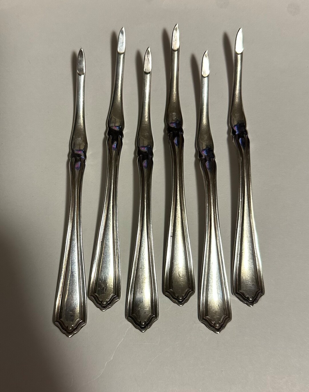 Silverplated Nut Picks Jefferson 1913 Pattern by S&G Rogers - Etsy
