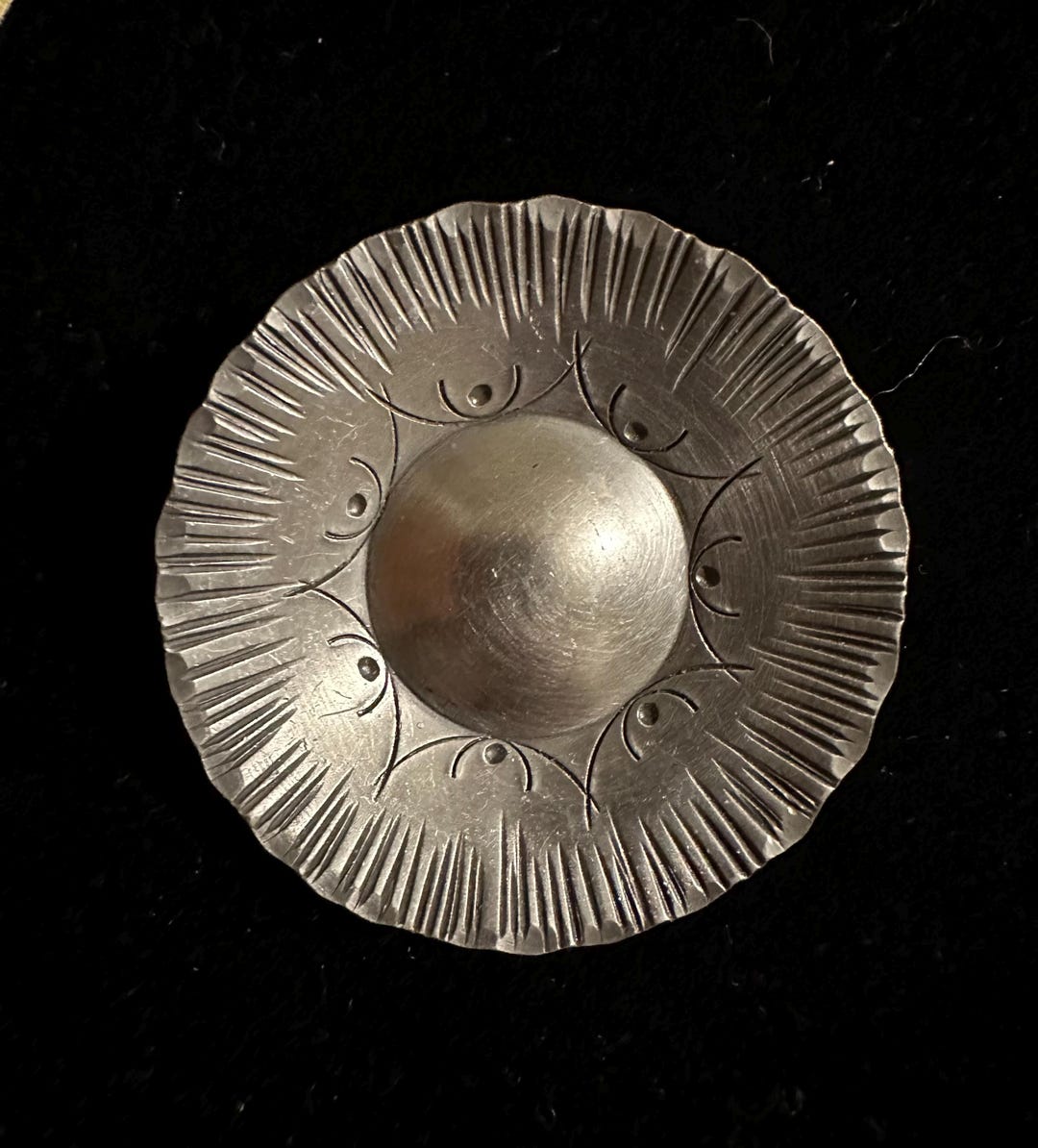 Danish Jyde Kunst Modernist Pewter Circle Pin 1970’s - Etsy