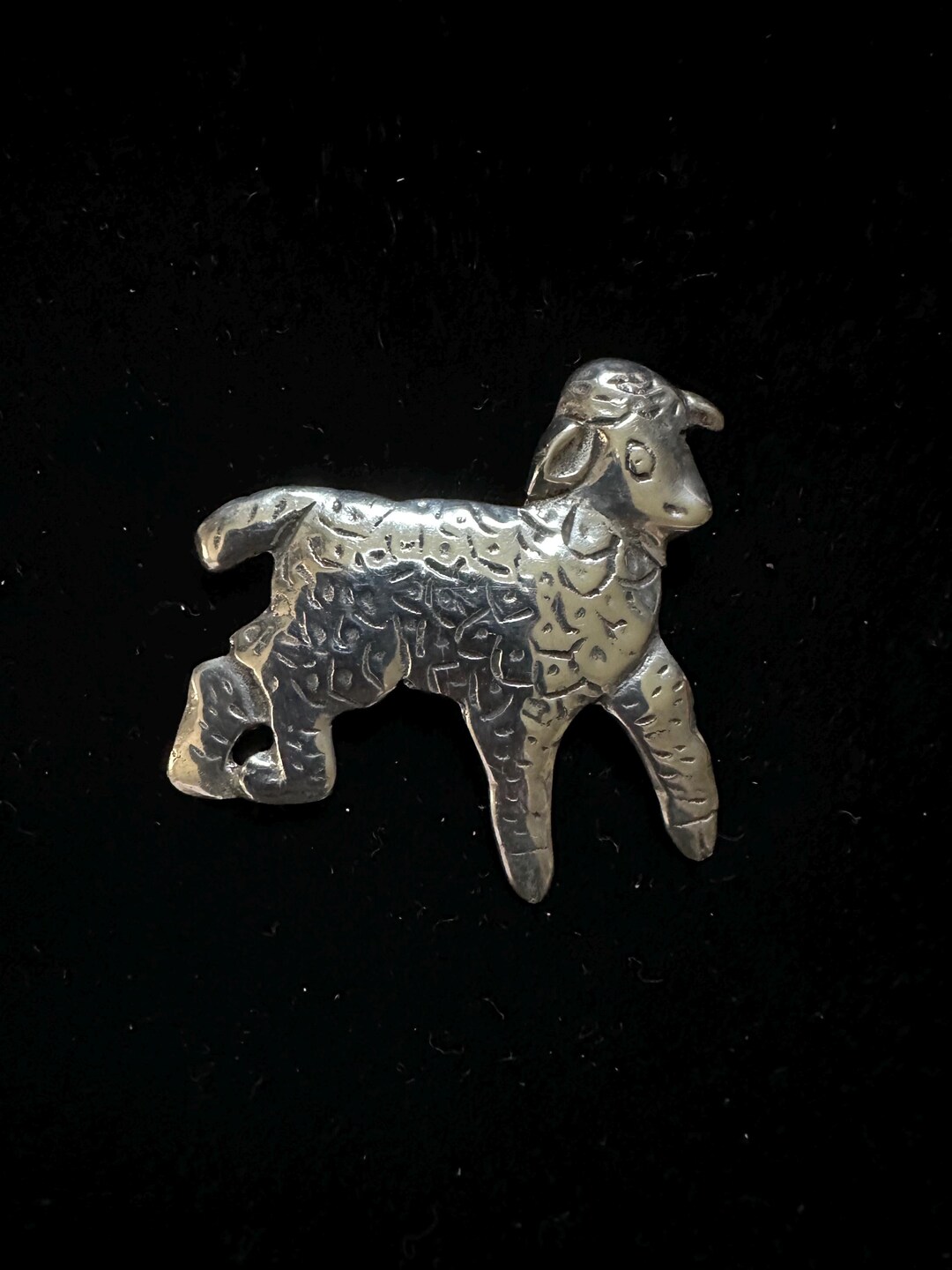 1940-50 Sterling Silver Lamb Pin - Etsy