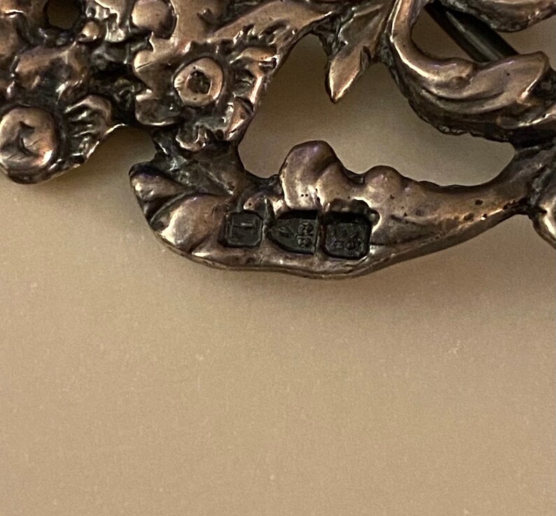 Large Victorian English Sterling Sash Buckle - Etsy