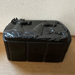 Vintage Hickok Black Bakelite Box Deer Motif - Etsy
