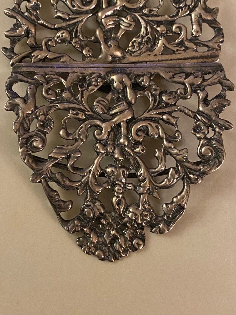 Large Victorian English Sterling Sash Buckle - Etsy