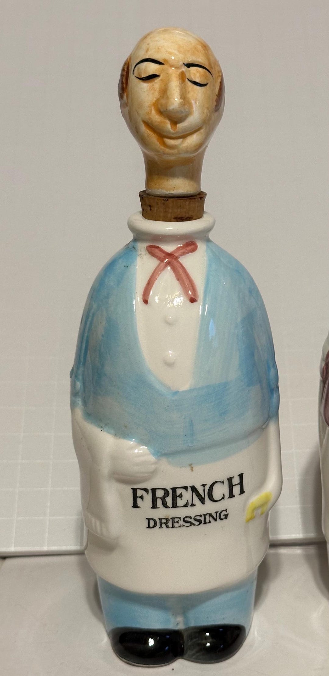 Vintage Kitschy French Dressing Ceramic Bottle Waiter - Etsy