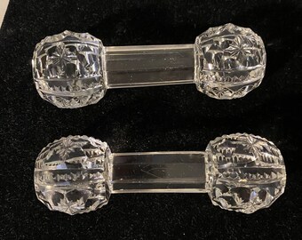 Victorian Cut Glass Knife Rest - Etsy