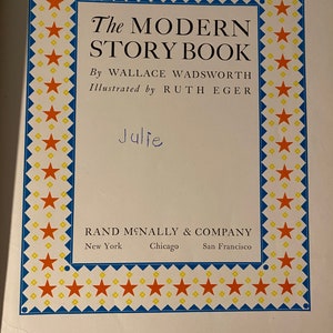 The Modern Story Book by Wallace Wadsworth Illustrated by Ruth Eger ...