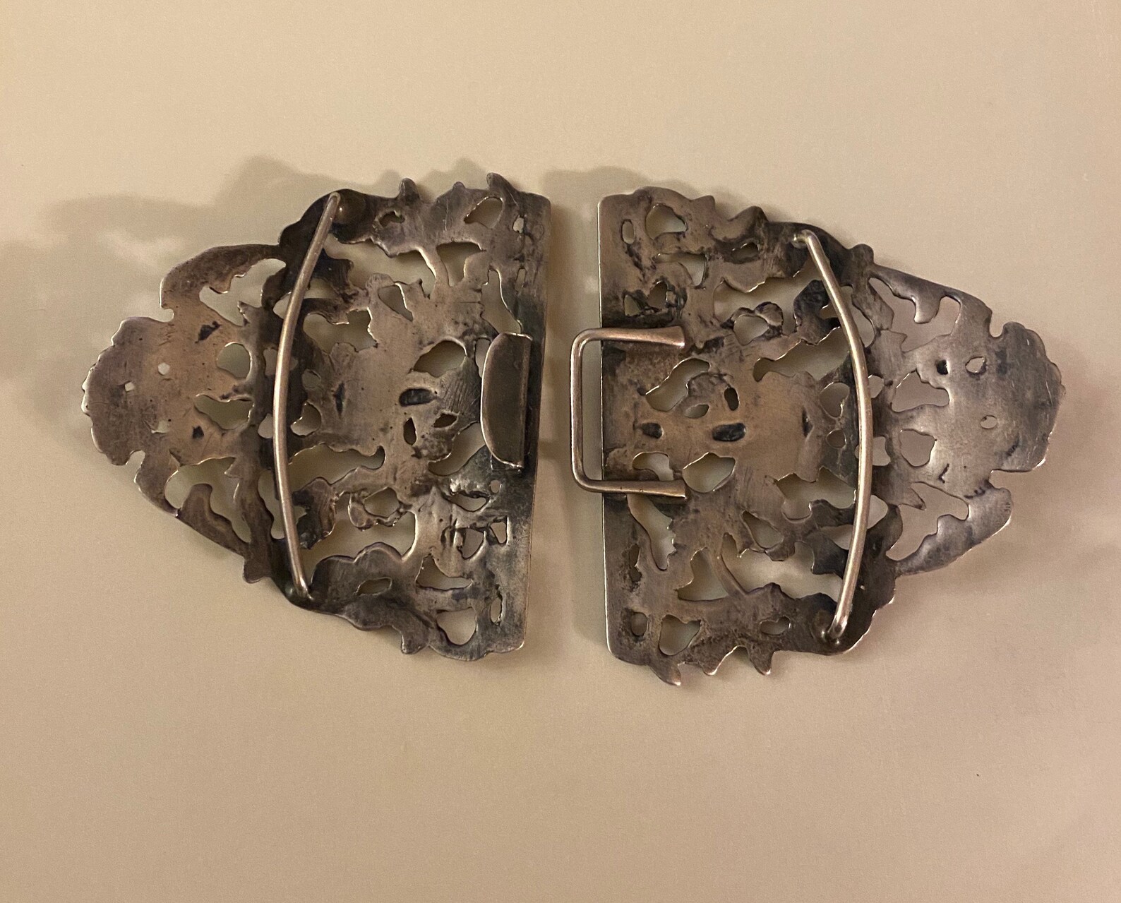 Large Victorian English Sterling Sash Buckle - Etsy