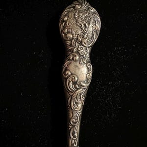 Antique Victorian English Sterling Button Hook 11.5” - Etsy