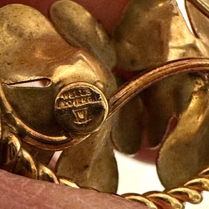 Wells 12k Gold Filled & Pearl Circle Flower Pin MCM - Etsy