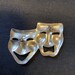 Vintage Mexico Sterling Comedy Tragedy Mask Thespian Pin - Etsy