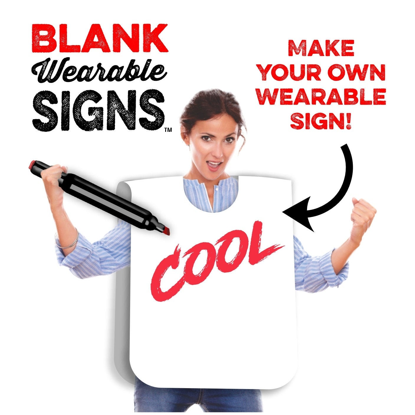 Blank Wearable Signs | Etsy