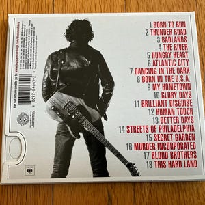 Bruce Springsteen Greatest Hits CD - Etsy