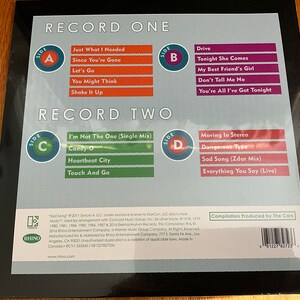 The Cars “moving in Stereo Best of “ LP Sealed Vinyl Record - Etsy