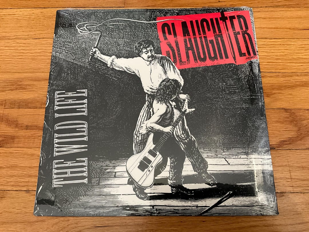 Slaughter “wild Life” Original Factory Sealed LP Hair Metal - Etsy