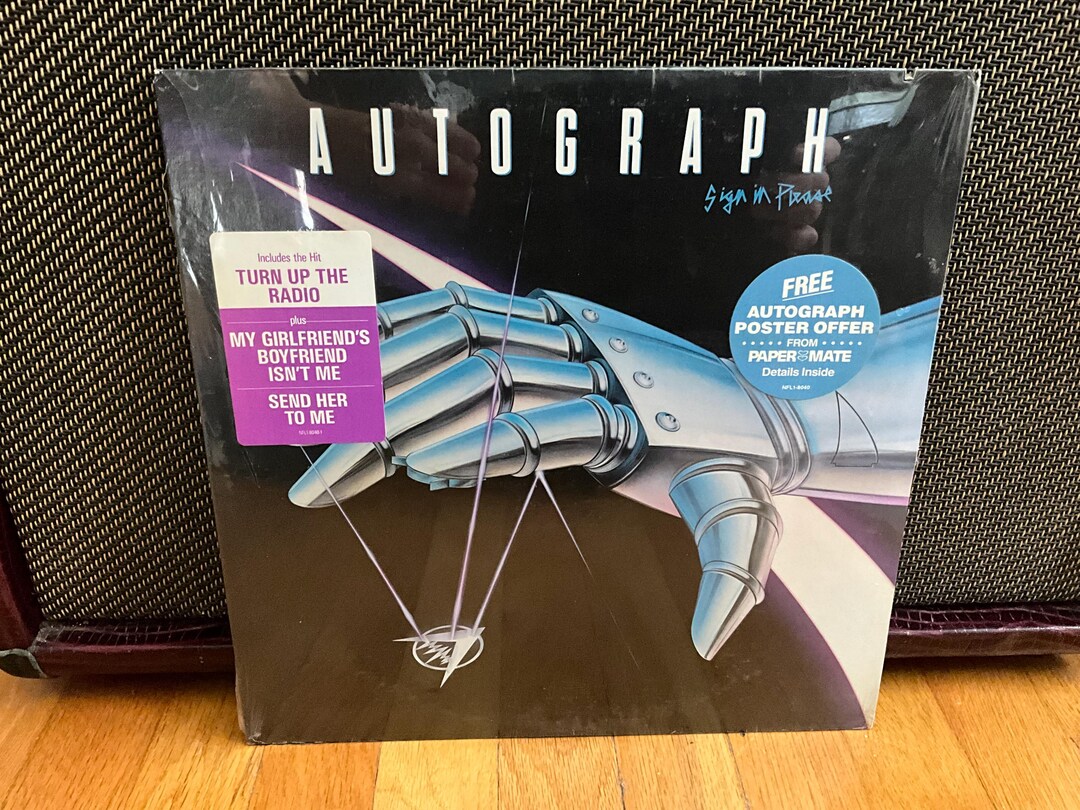 Autograph “sign in Please” LP Original Factory Sealed Hype Stickers - Etsy